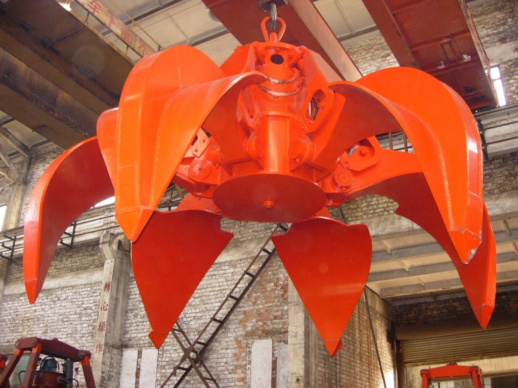 Motor-Hydraulic Scrap Steel Grab - Shanghai Janus Grab