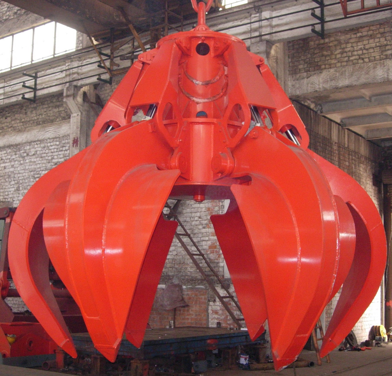 Motor-Hydraulic Scrap Steel Grab - Shanghai Janus Grab