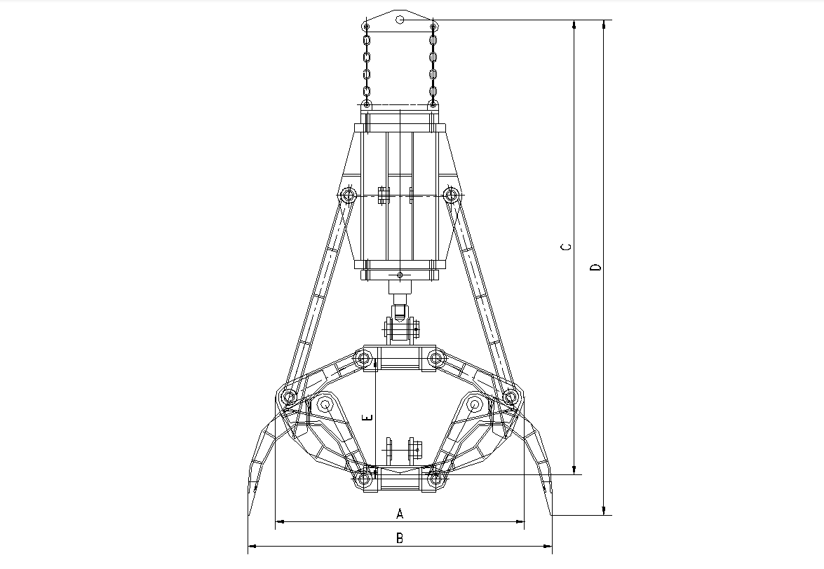 Stainless Steel Pneumatic Grab - Shanghai Janus Grab